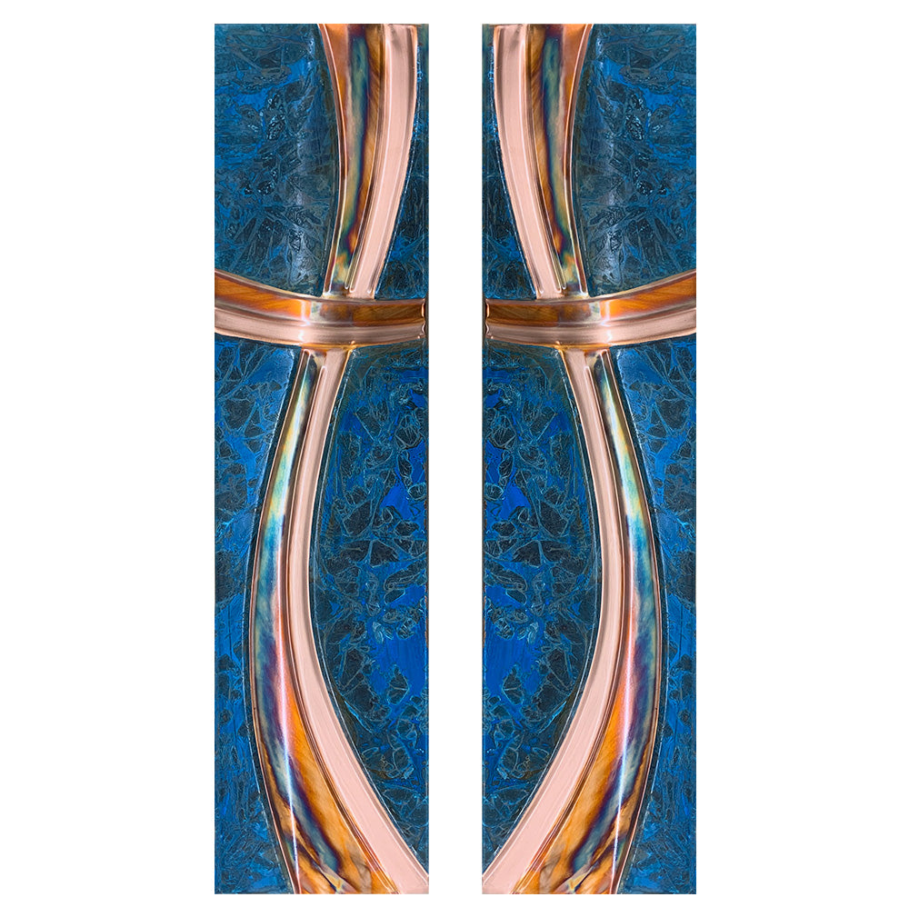 Crossfire (Blue) - Gallery Panel – Studio G7